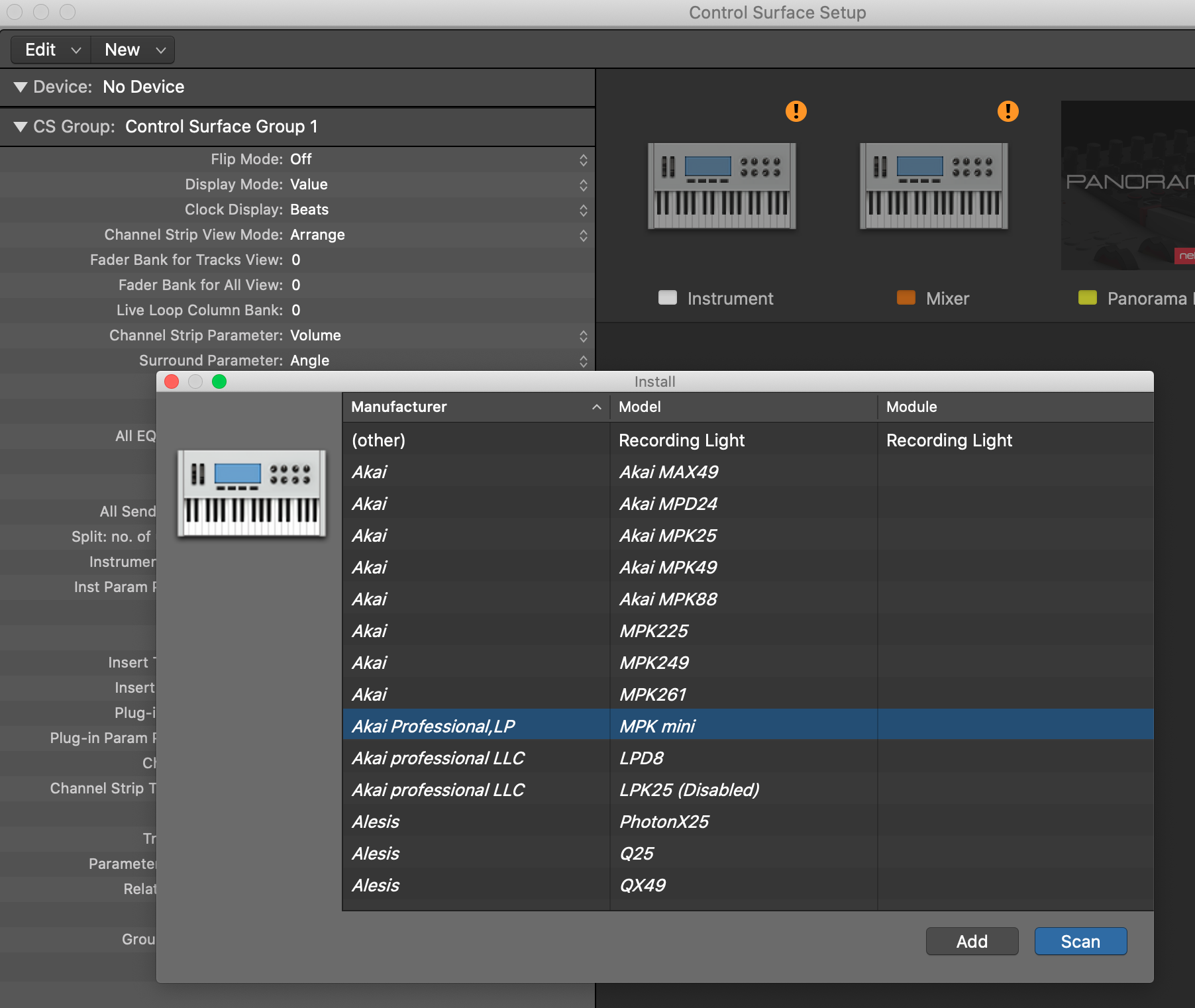 Midi Controller Set-up - Logic Pro - Logic Pro Help