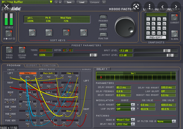 Emulating an Eventide H3000 with Logic X Stock Plugs? - Patches, Plug ...