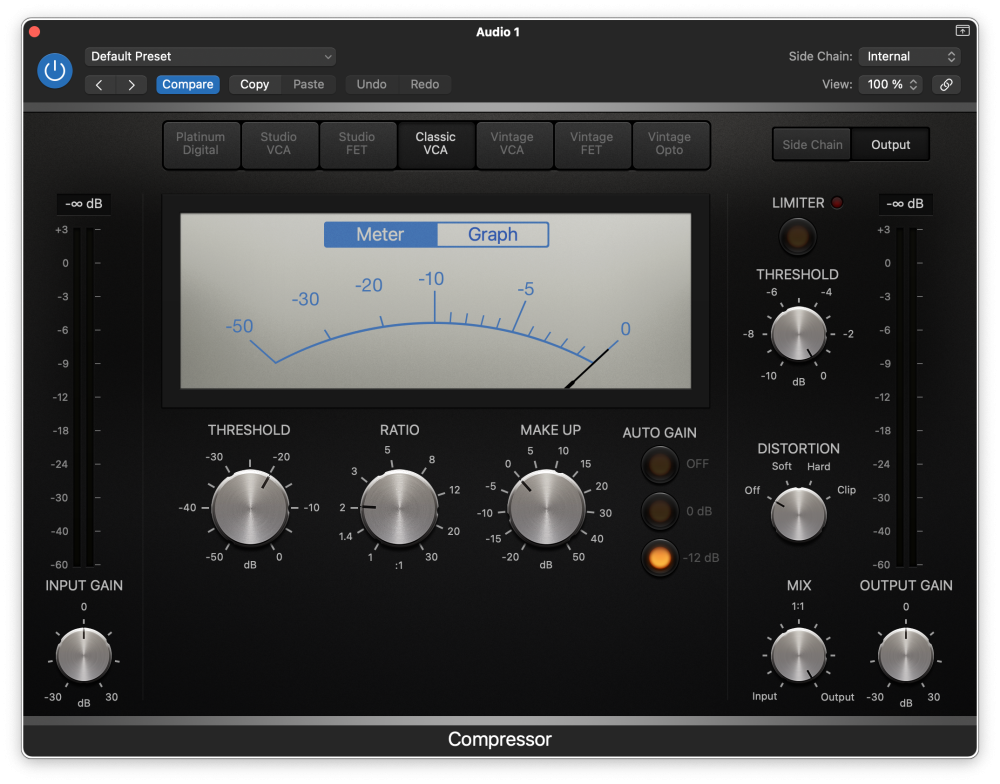 Logic Pro's Compressor circuit types - Articles - Logic Pro Help