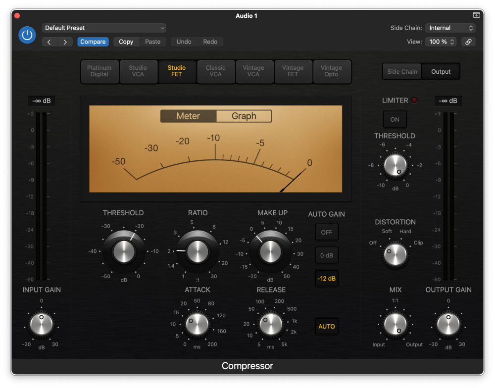 Logic Pro's Compressor circuit types - Articles - Logic Pro Help