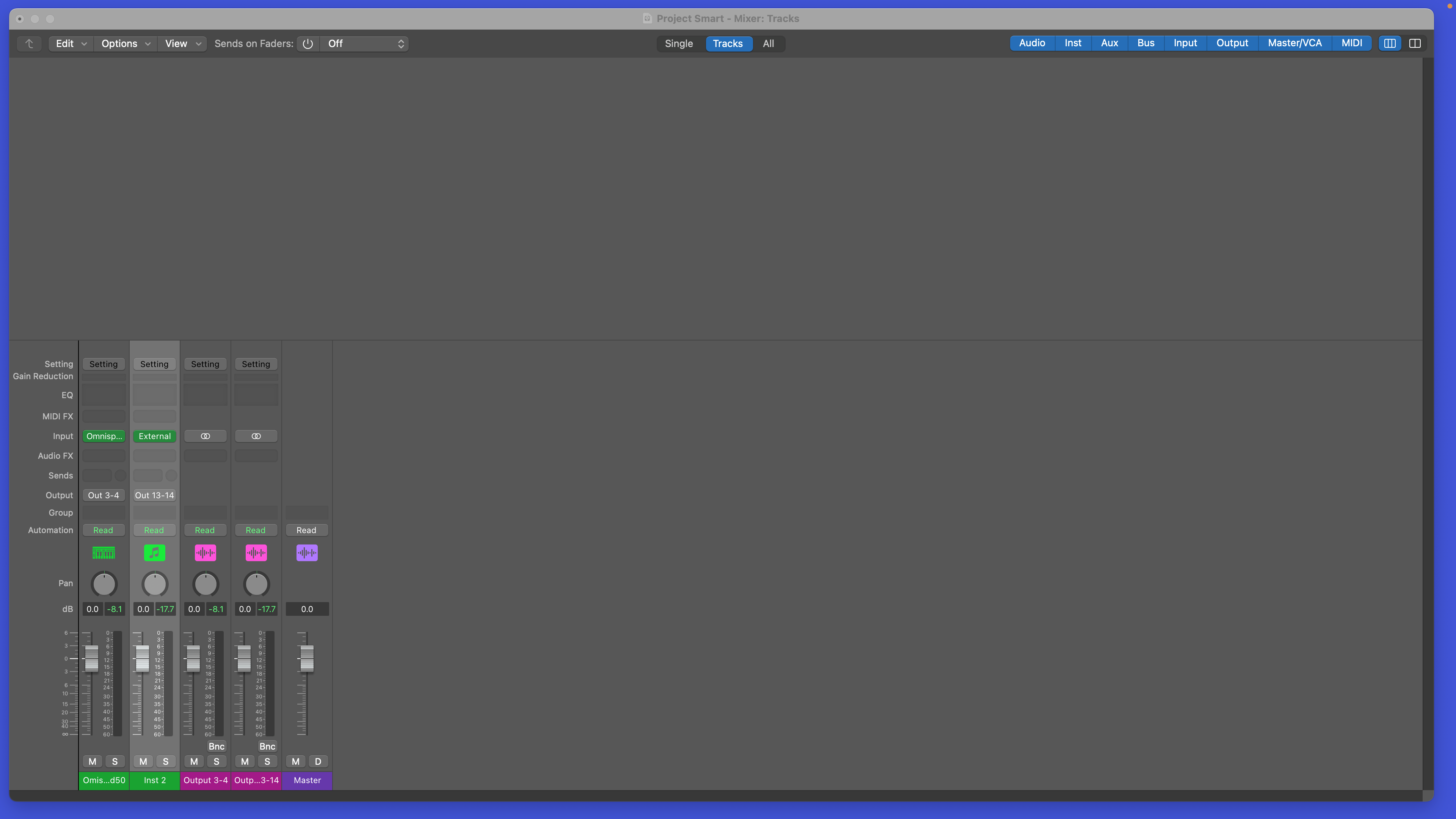Curious about instrument track and aux track - Logic Pro - Logic Pro Help