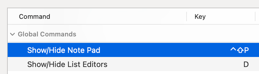 Small mistake in a keyboard shortcut? - Logic Pro Book — by David ...
