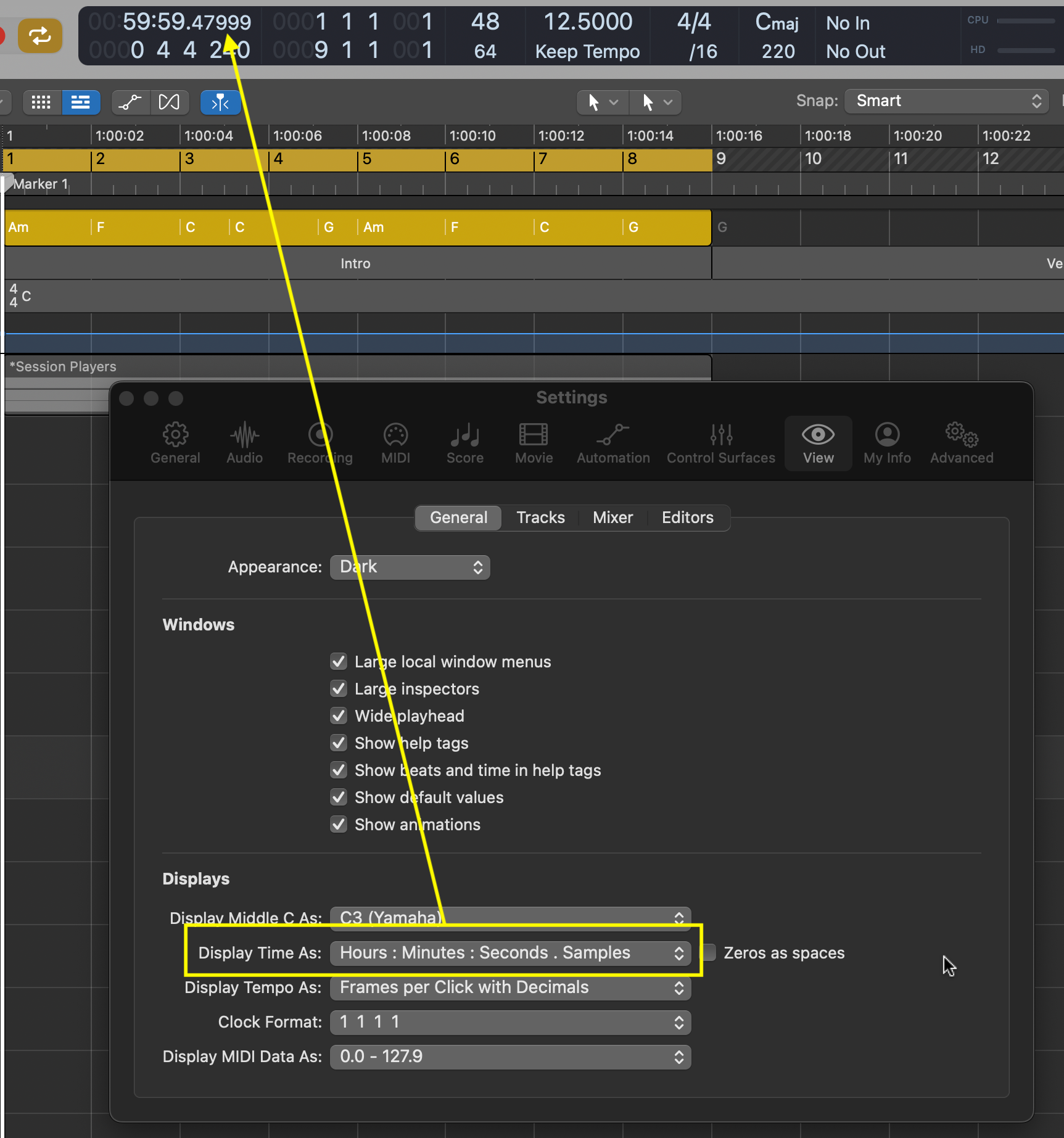 ticks pulses ppqn and samples - Logic Pro - Logic Pro Help
