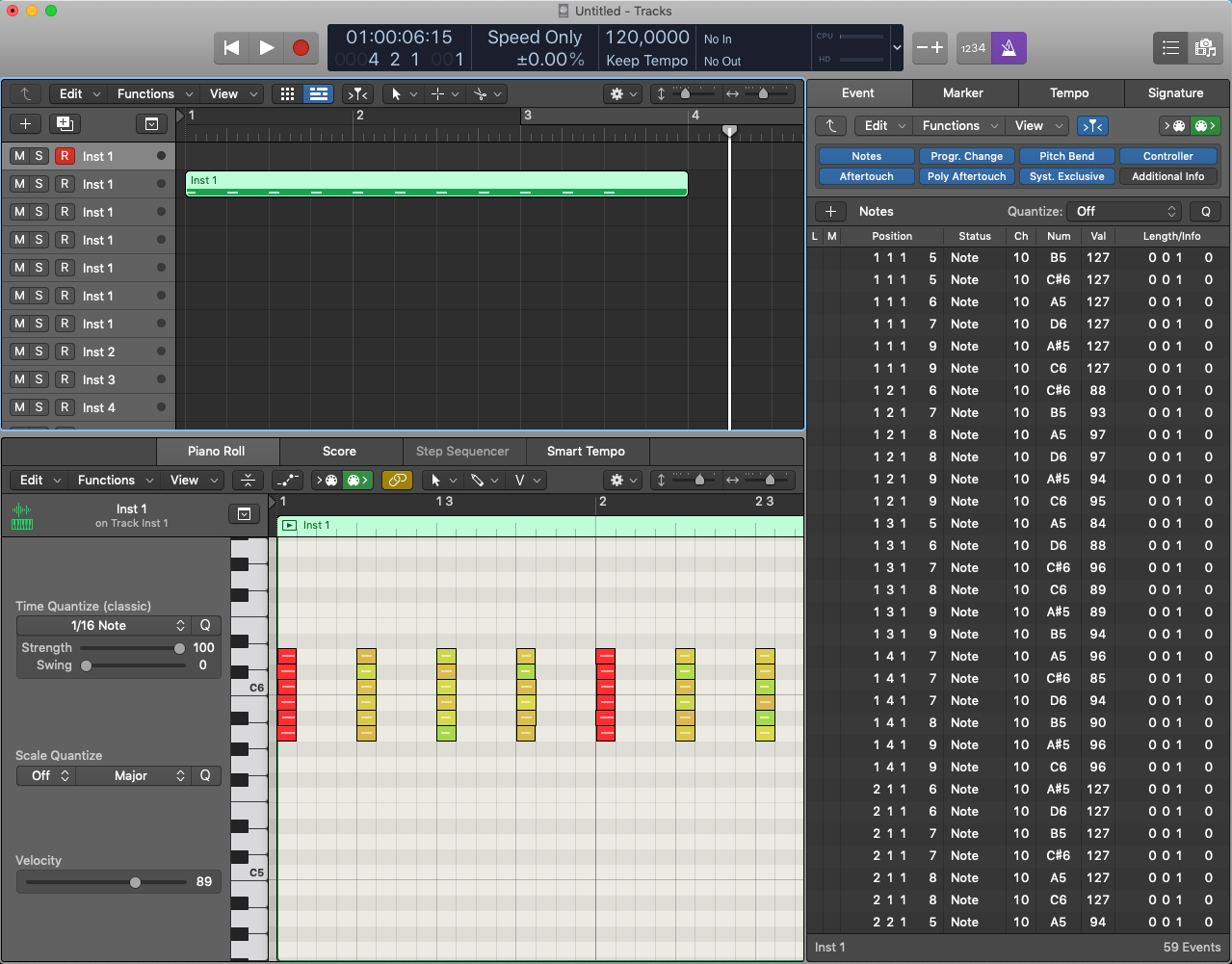 Tried Midi Script editor for snapping first beats to the bar... - MIDI ...