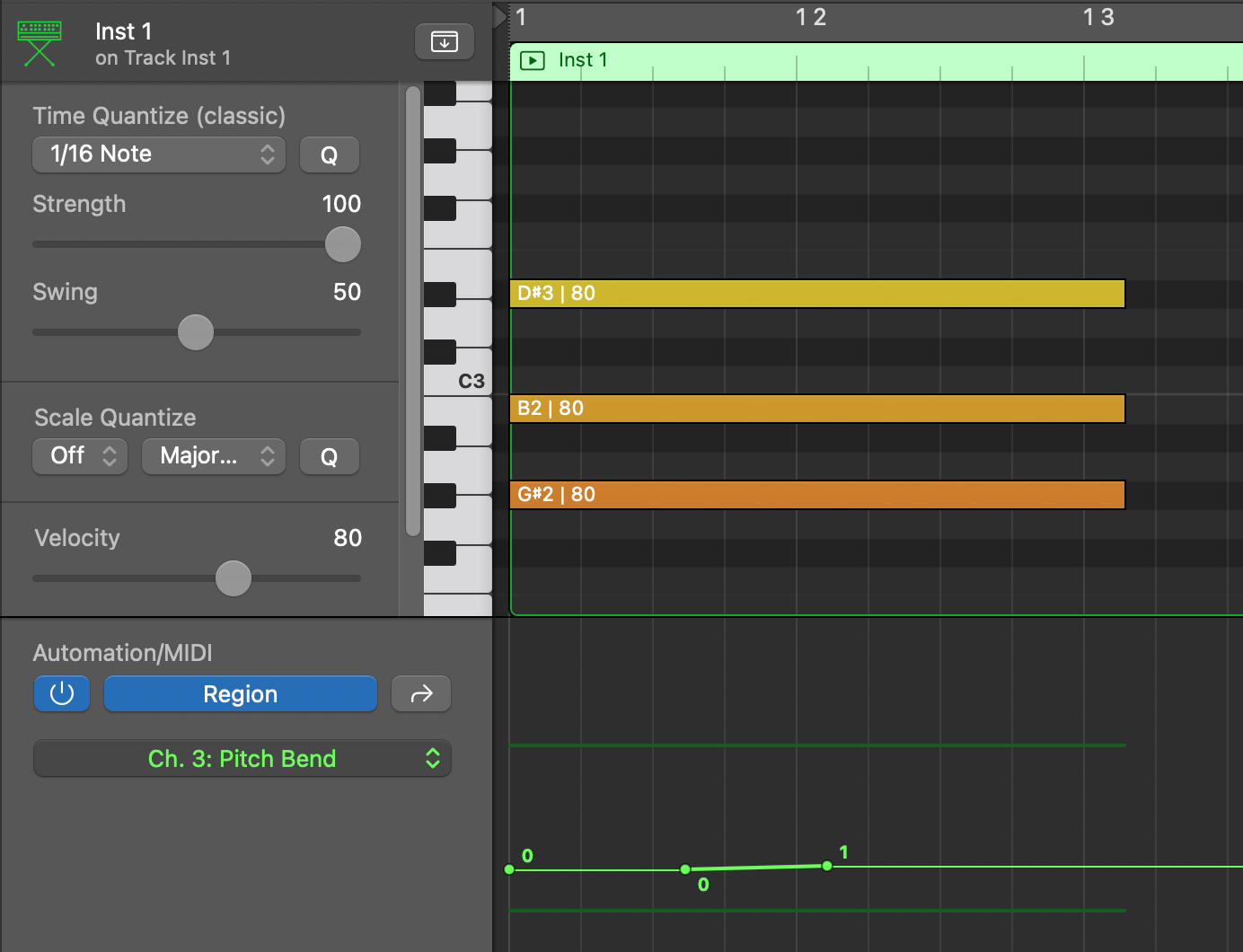 MIDI 2.0 - Notes shown as endless lines while recording... - Logic Pro ...