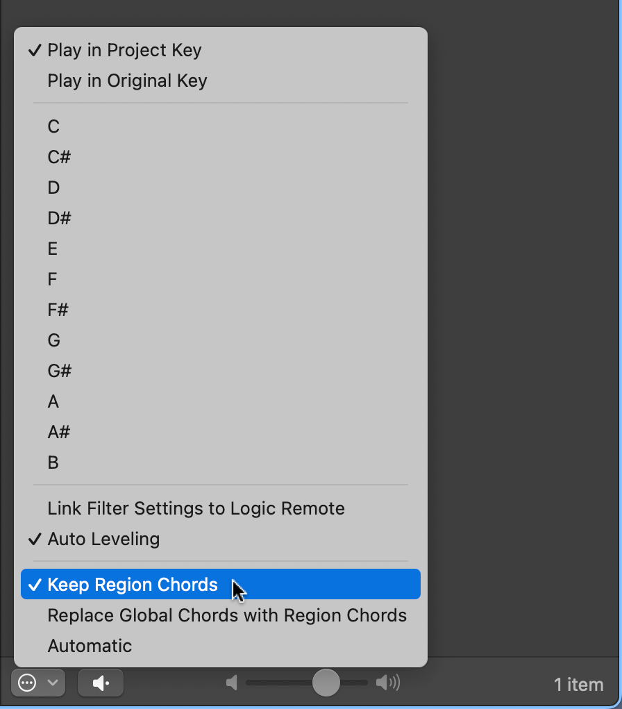 Saving chord progressions in the Chord progression presets? - Logic Pro ...