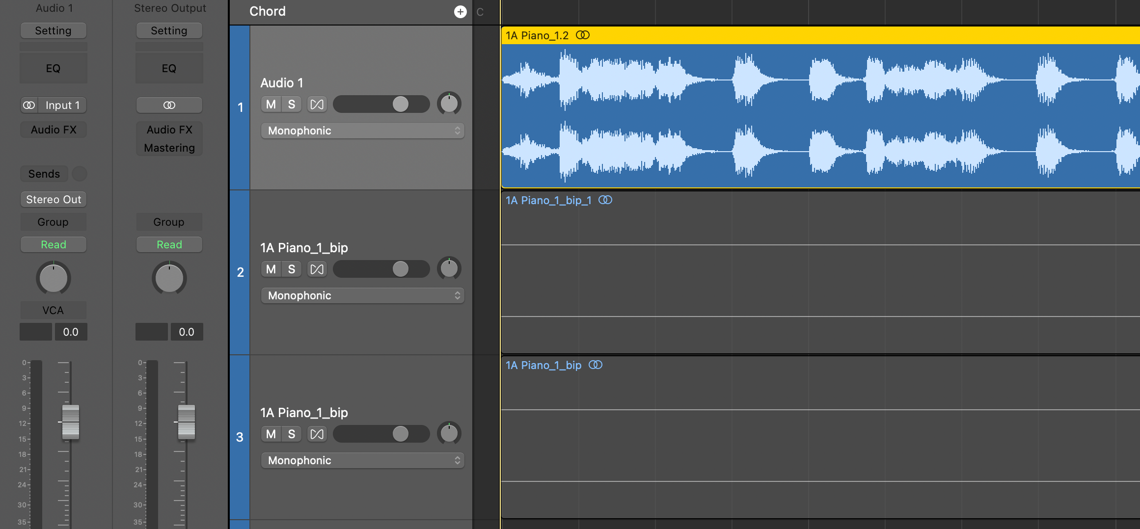 Audio track has no sound in Logic - Logic Pro - Logic Pro Help