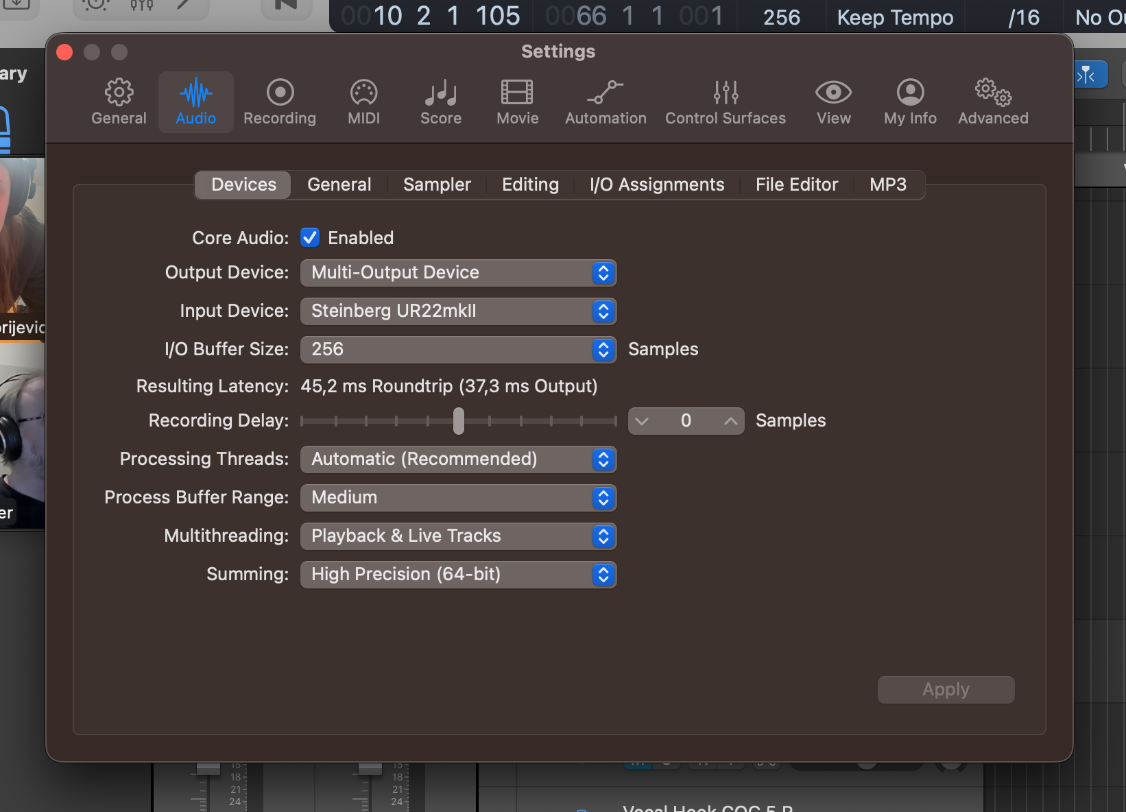 Help with "Logic - Steinberg - Zoom" Setup - Logic Pro - Logic Pro Help