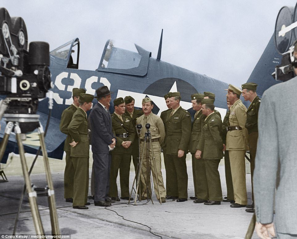 PTO & CBI colourised photos - Free Subject - Combat Pilot
