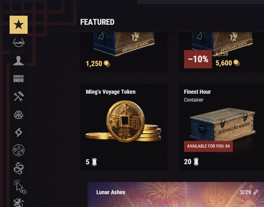 PSA: Don't spend your Adventure and Ming's Voyage tokens without ...