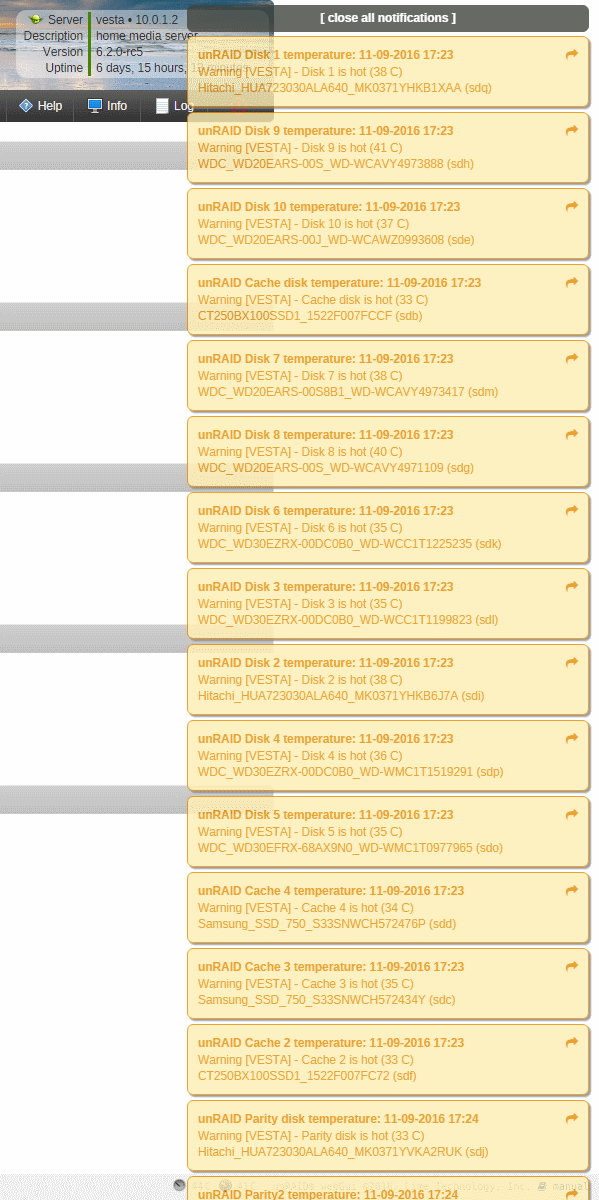 Clear all notifications button..... - Feature Requests - Unraid