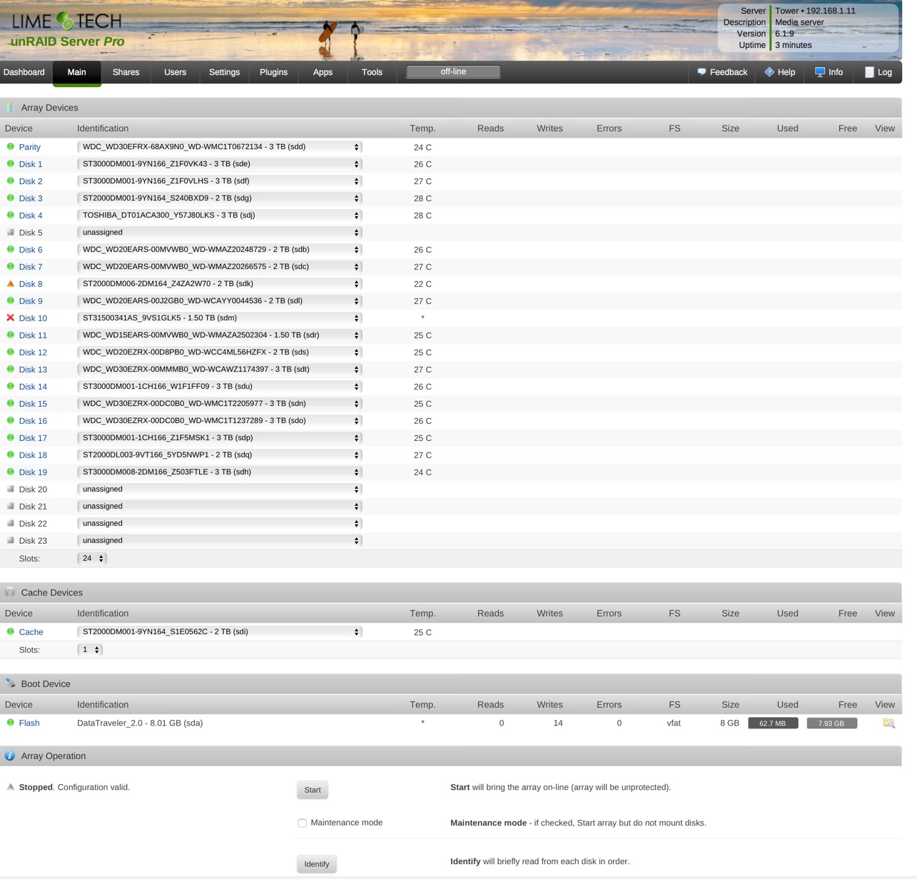 2 Disk Issues - General Support - Unraid