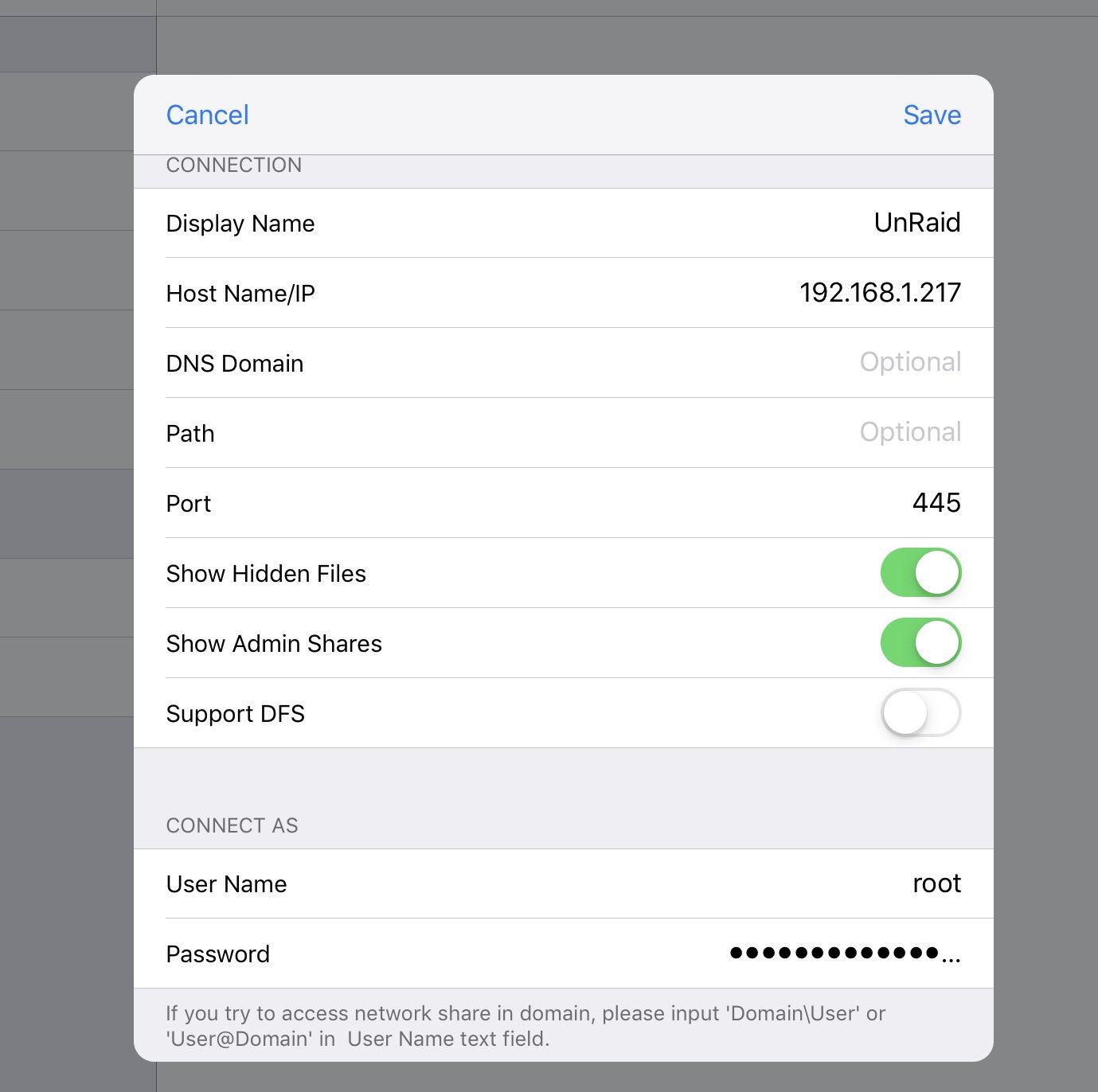 Can’t connect to Unraid SMB share using File Explorer iOS App - General ...