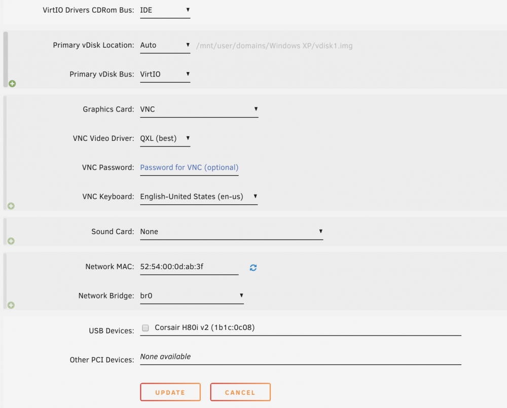 [SOLVED] Windows XP Help - VM Engine (KVM) - Unraid