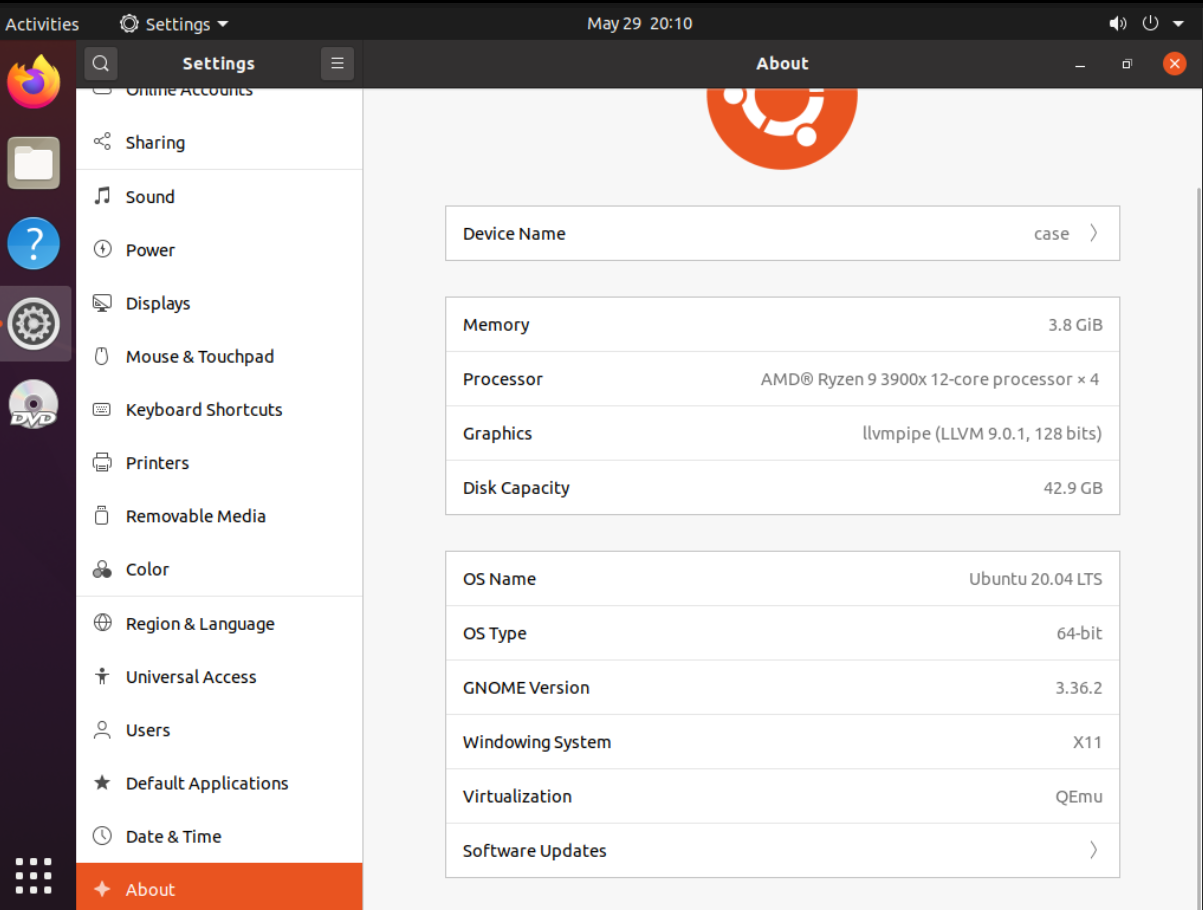 Ubuntu Desktop 20.04 guest 100% CPU usage - VM Engine (KVM) - Unraid