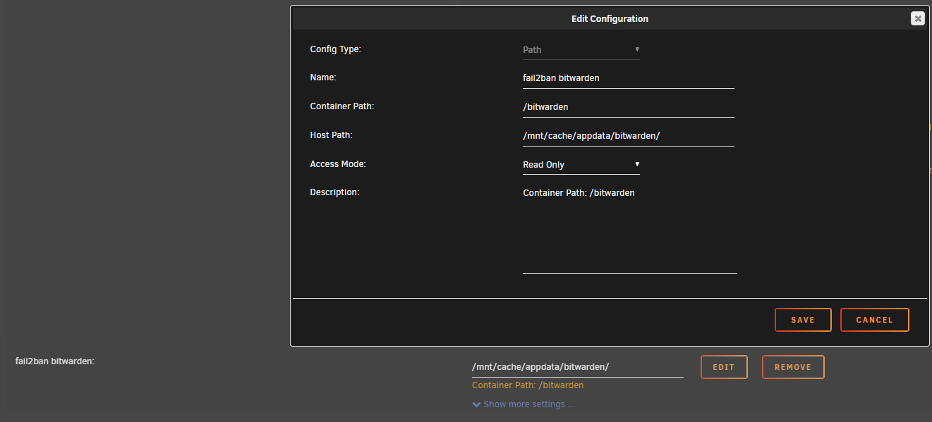 bitwarden_rs with cf & fail2ban integration + admin portal protection ...