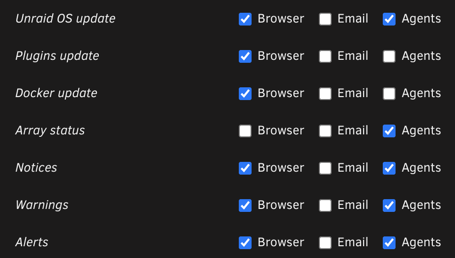 Notifications for UPS events - General Support - Unraid