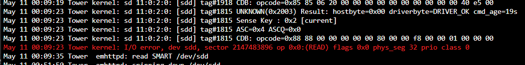 Array has disc with 32 read errors - what should i do? - General ...
