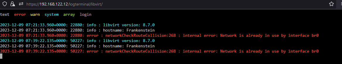 Using 6.12.6, I lost all of my virtual machines by specifying a ...