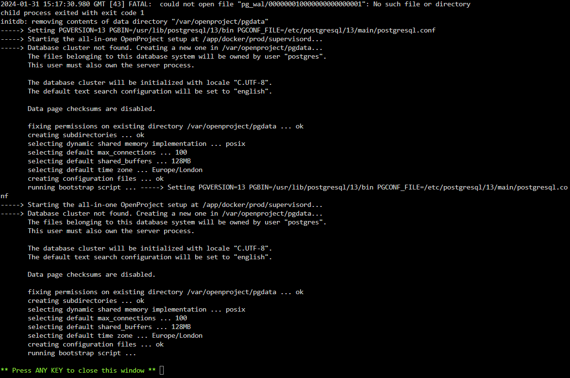 [Support] ImSkully - OpenProject - Docker Containers - Unraid