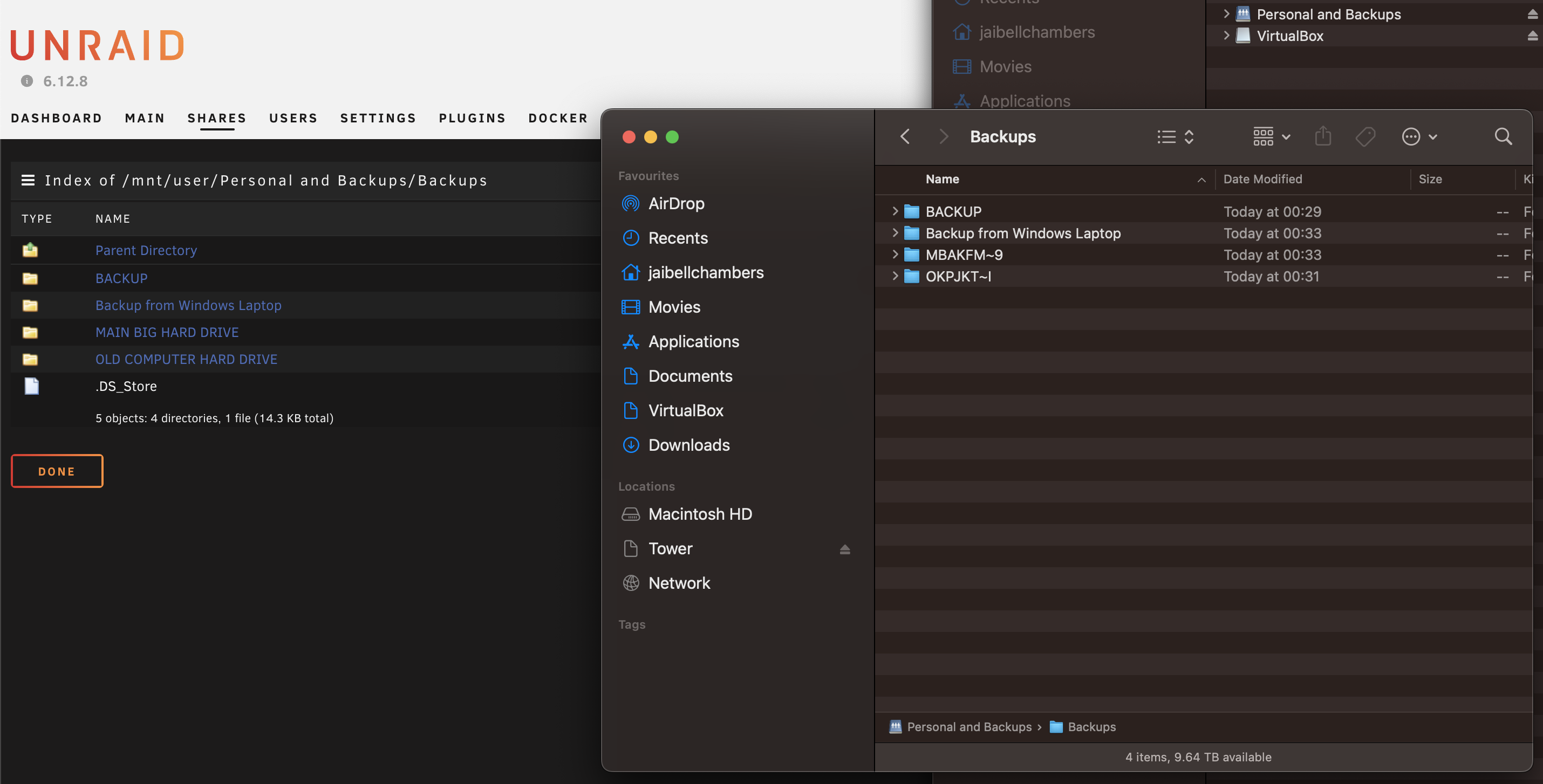UnRaid showing different names for folders (Replaced with random ...