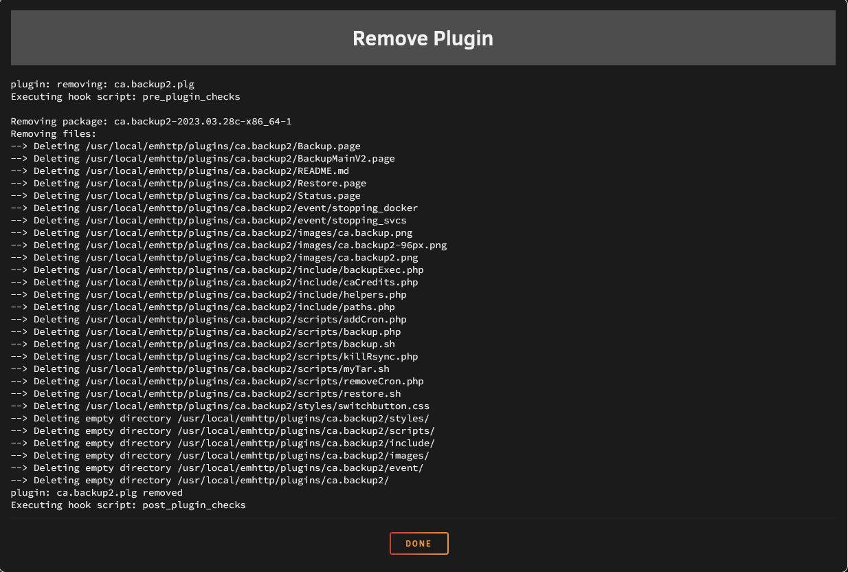 Plugin Management Actions getting stuck on "Executing hook script: post ...