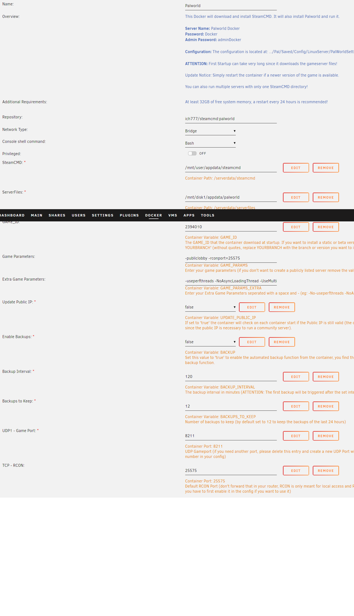 Wie installiere ich einen Game Server? - Deutsch - Unraid