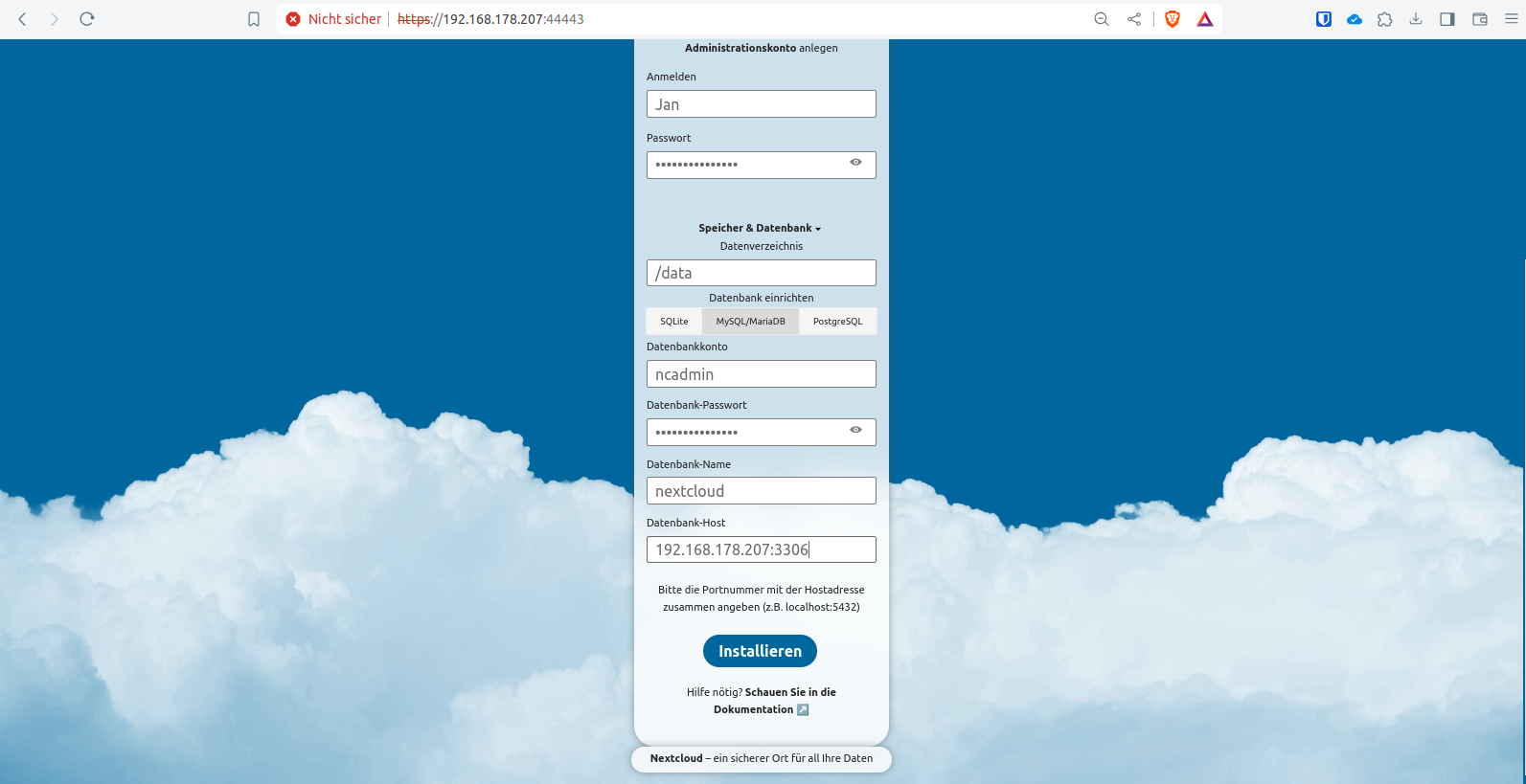 Installation von Nextcloud mit MariaDB - Anleitungen/Guides - Unraid