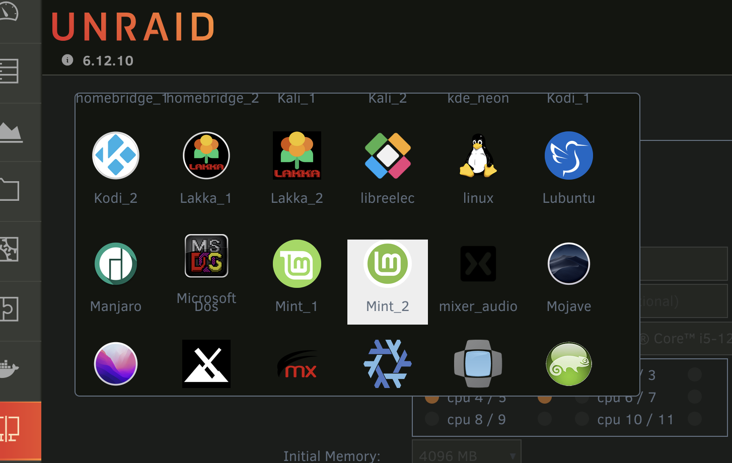 [7.0.0-beta.1] Icons not arranged in a grid - Pop-up window for VM icon ...