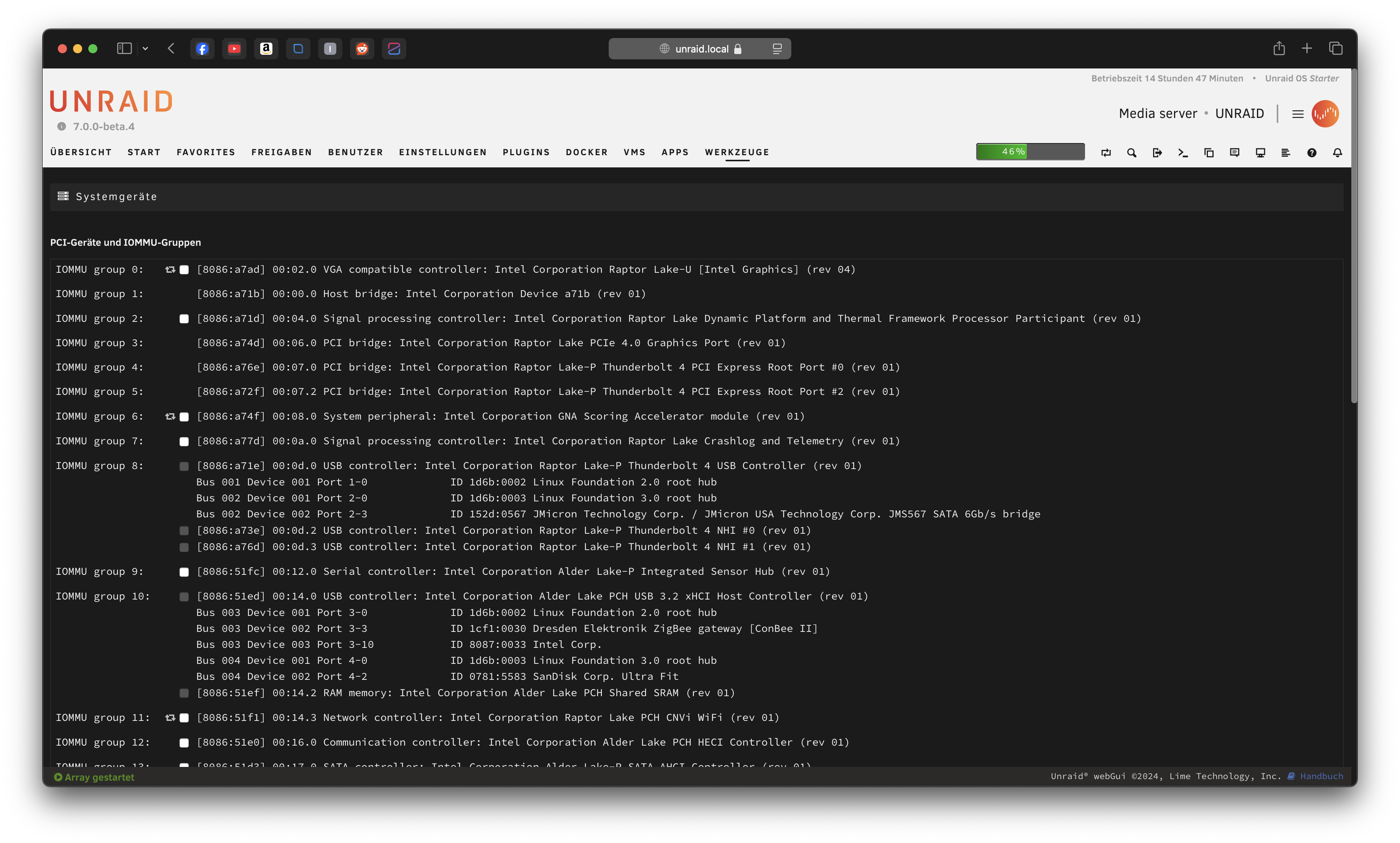 Intel GPU unter Unraid nutzen - Deutsch - Unraid