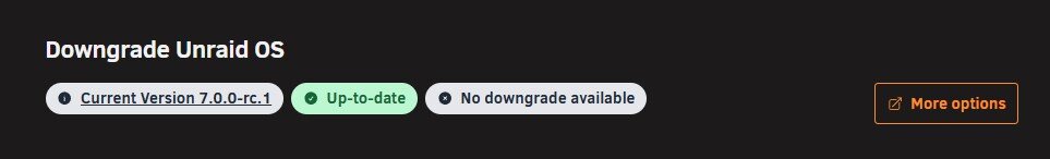 How Do I Downgrade from 7.0.0-rc.1 to 6.12.14 - General Support - Unraid