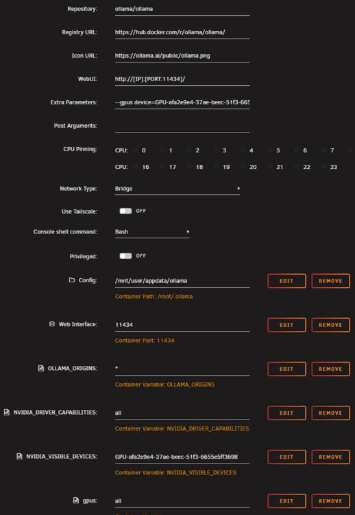 Ollama using CPU instead of GPU ? - General Support - Unraid