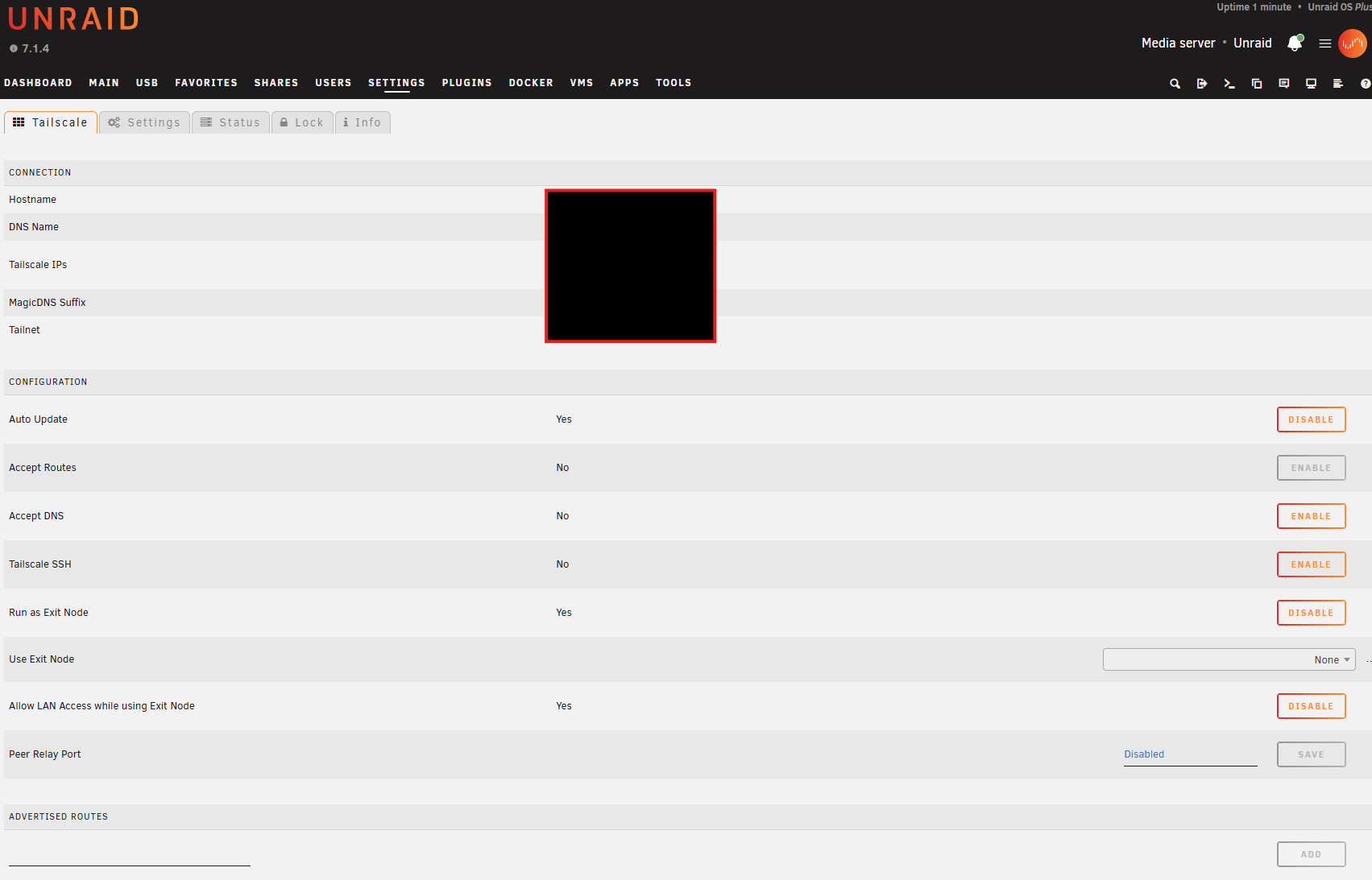 Using Tailscale with NextDNS and DNS Rewrites - Tailscale - Unraid