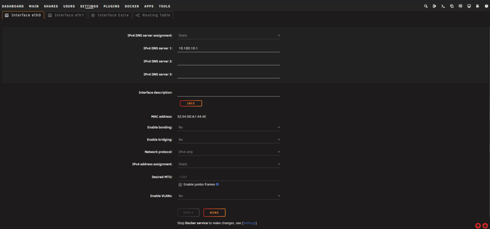 interface rules no longer available - Stable Releases - Unraid