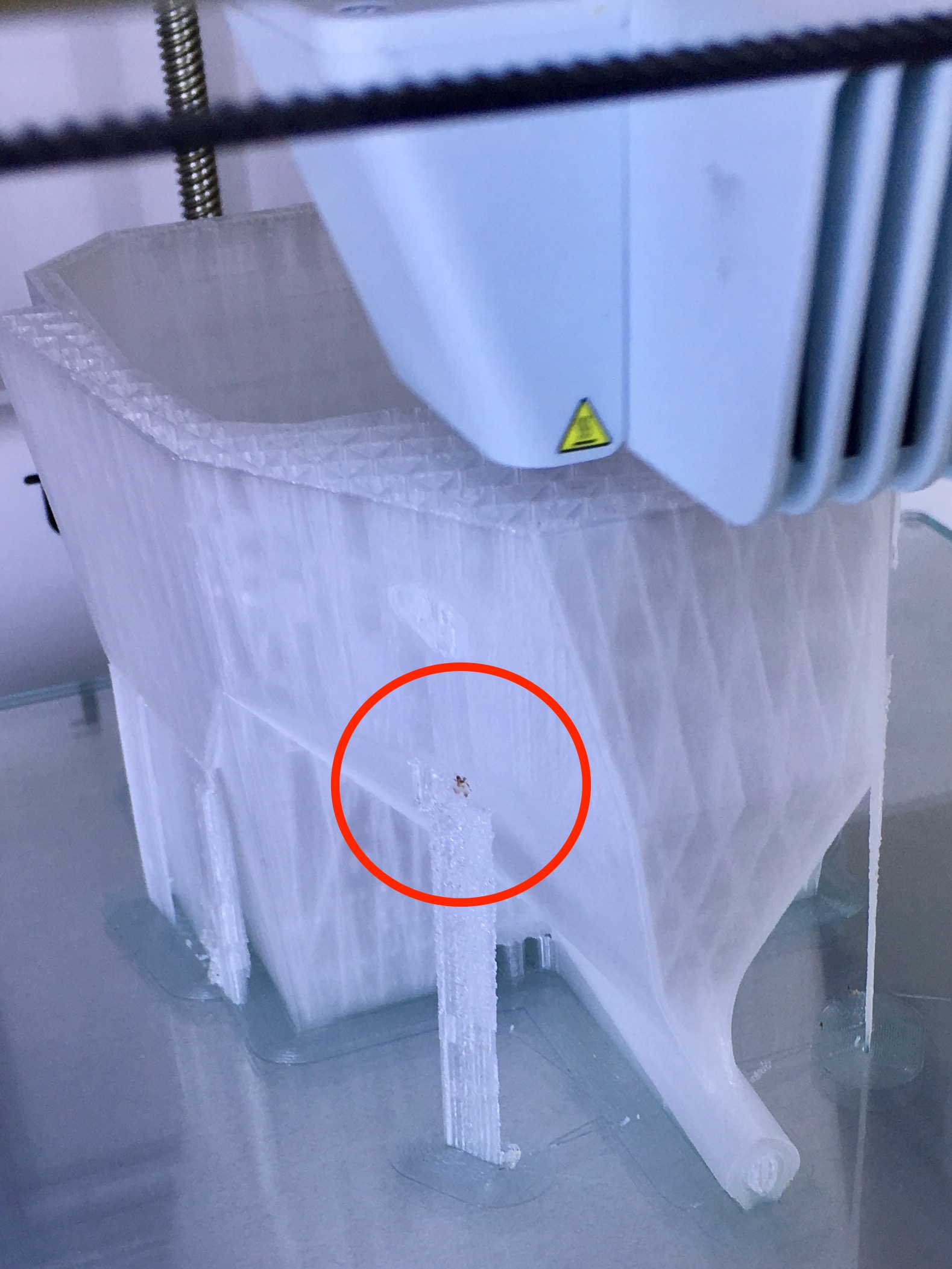 Material burns on a nozzle. - Materials & profiles - UltiMaker ...