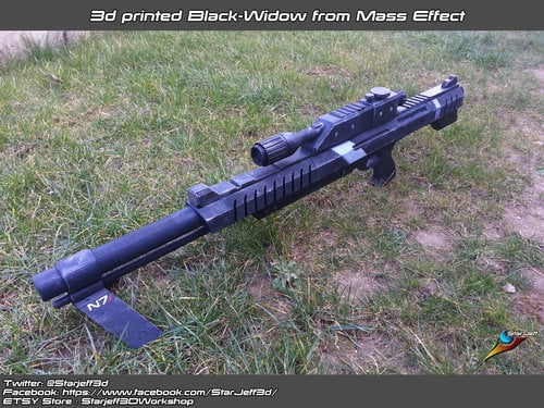 Black Widow from Mass Effect - 3D Prints - UltiMaker Community of 3D ...