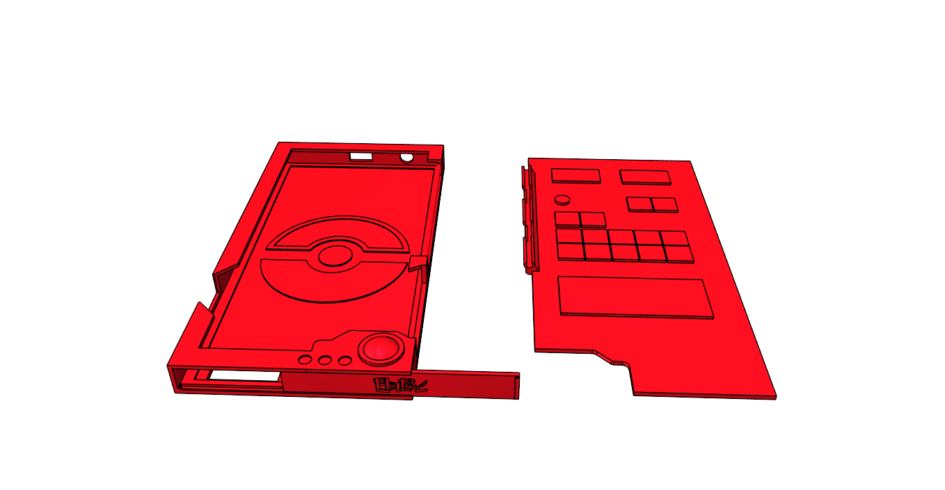 Custom iPhone 6 Pokedex Case - 3D Prints - UltiMaker Community of 3D ...