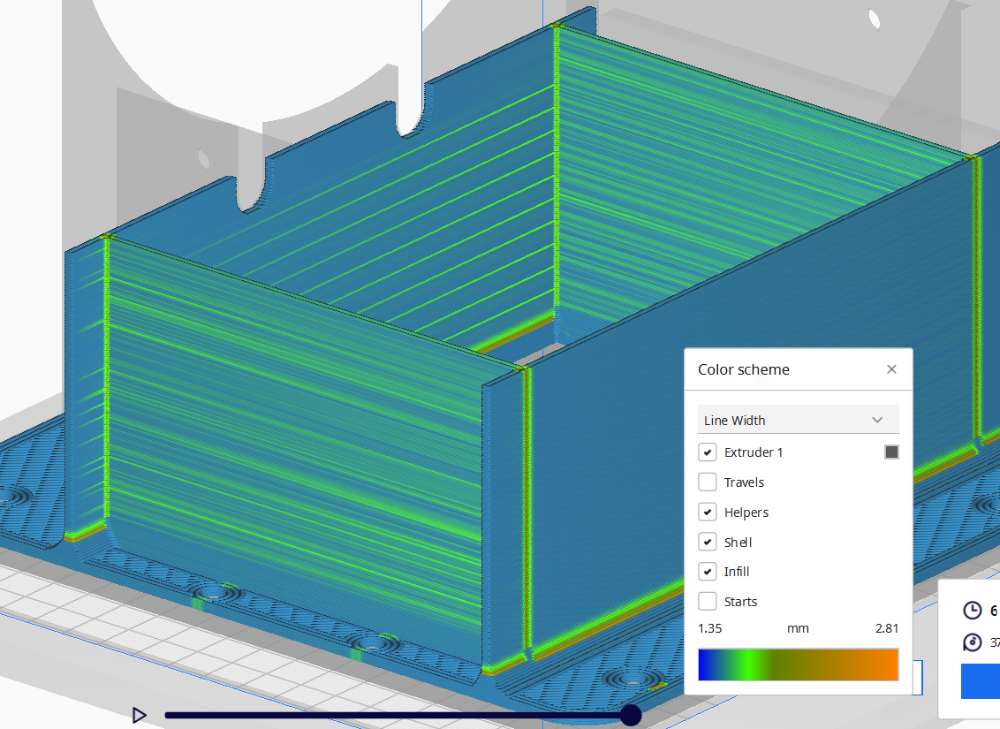 Cura 5 - Striations in line width on consistant wall thickness ...