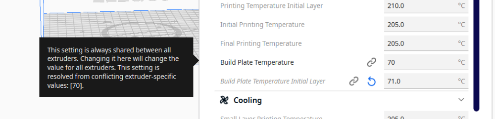 5.60 defaulting to 70 degree build plate for PLA? - UltiMaker Cura ...