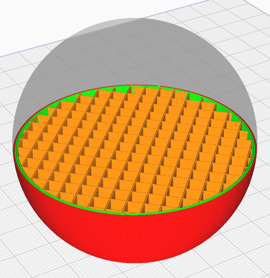 Nested sphere design with different filling ratios - UltiMaker Cura ...