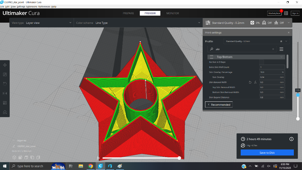 Top/bottom layers inside print - Improve your 3D prints - UltiMaker ...