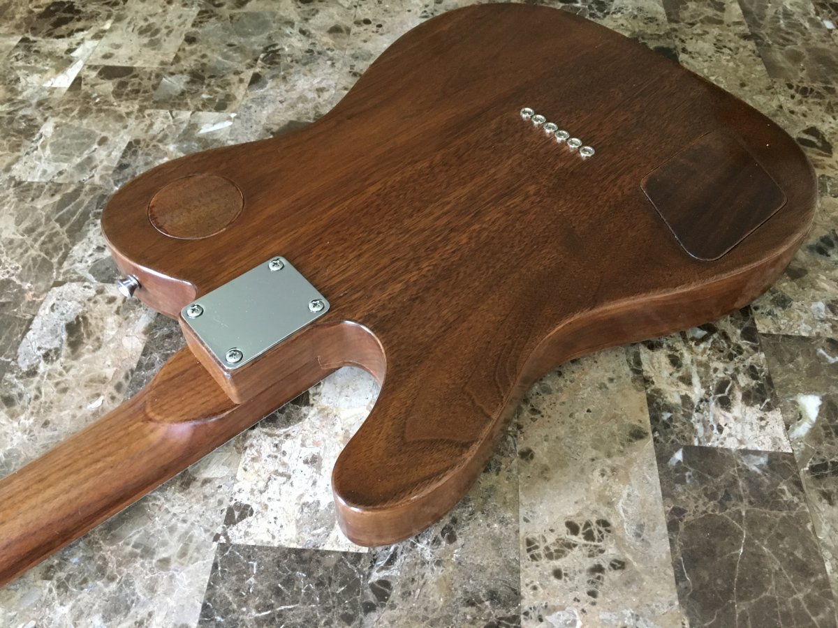 Burl Walnut Telecaster build is finally done! - Electric Guitars ...