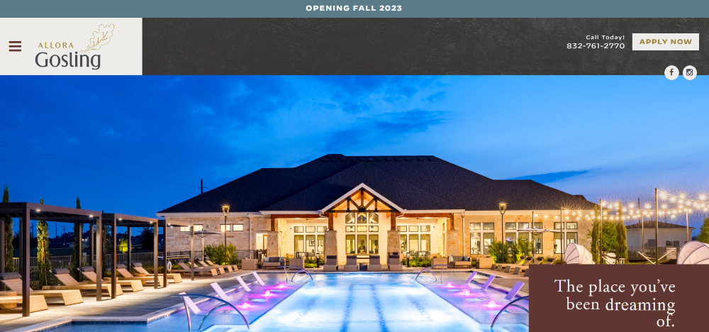 Allora Gosling: Multifamily - 22103 Gosling Rd. - Points North - HAIF ...