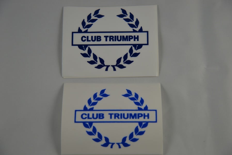 Club Triumph Sticker Badge - Accessories - Club Triumph Ltd