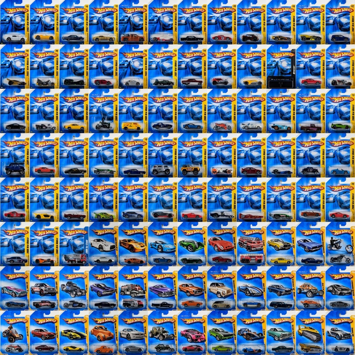 Visual chronology of all First Editions / New Models / New for 20XX ...