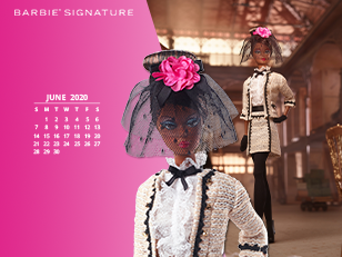 June 2020 Calendar - Barbie® Best to a Tea™ Doll - Barbie Downloads ...