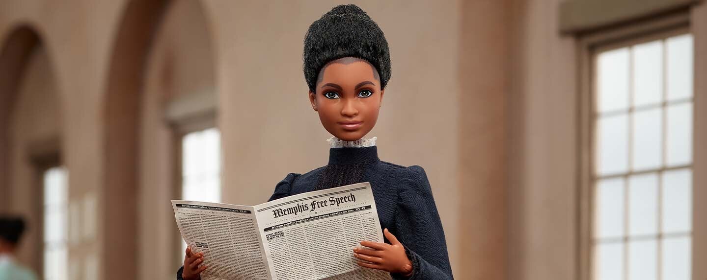 An Incredible Heroine: Ida B. Wells Barbie Inspiring Women Doll ...