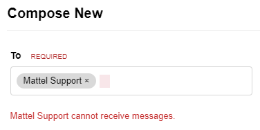 Mattel Customer Service - blocked - Community Technical Support ...