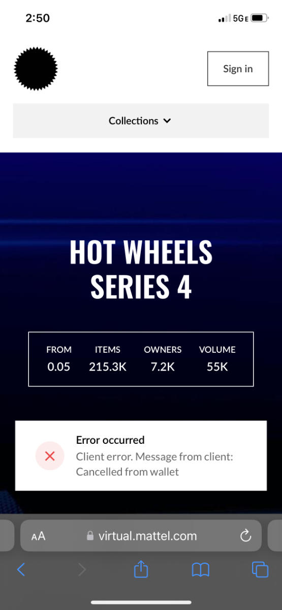 Wallet login - General Discussion - Mattel Creations