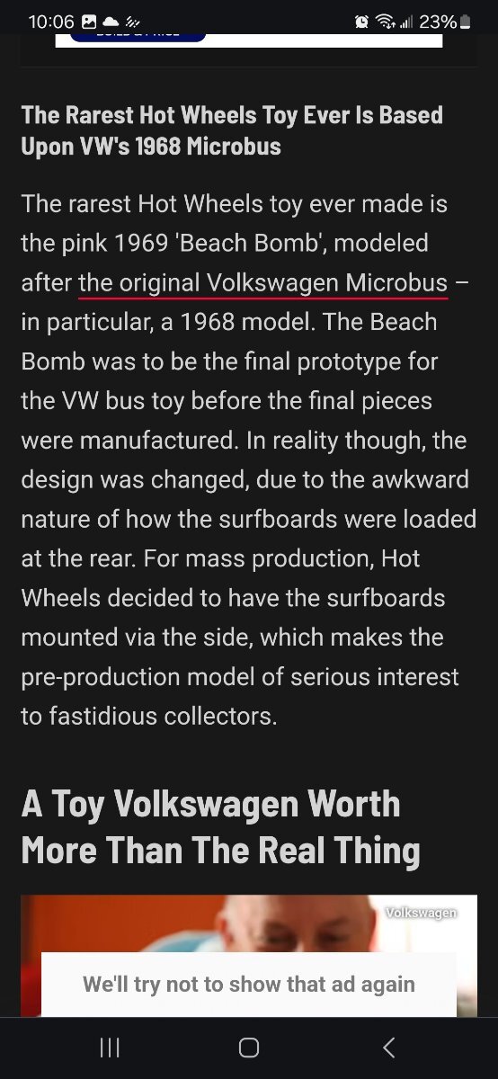 AI written Pink Rear Loader Story - Redline Era Cars - Mattel Creations